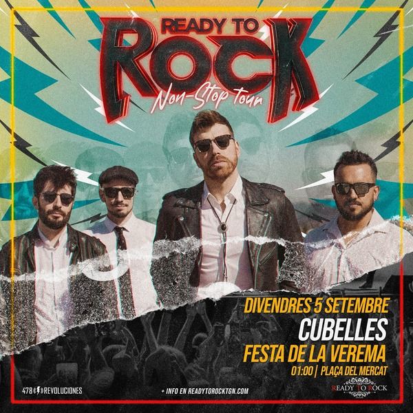 Concert: Ready to Rock en concert a Cubelles (Festa de la Verema) amb ...